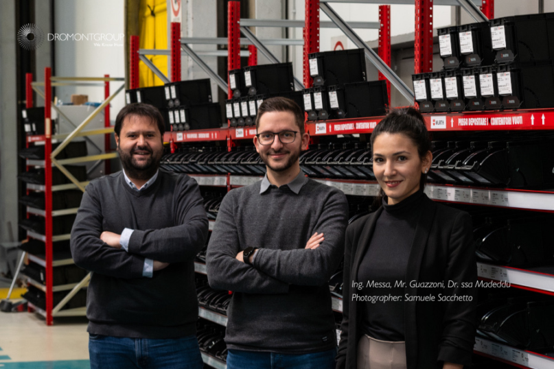 Dromont has introduced in its Lean Manufacturing process the Kanban ...